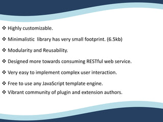 Introduction to backbone_js | PPT