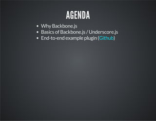 Introduction to backbone presentation | PDF