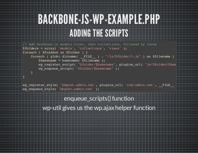 Introduction to backbone presentation