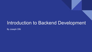 Introduction to Backend Development (1).pptx