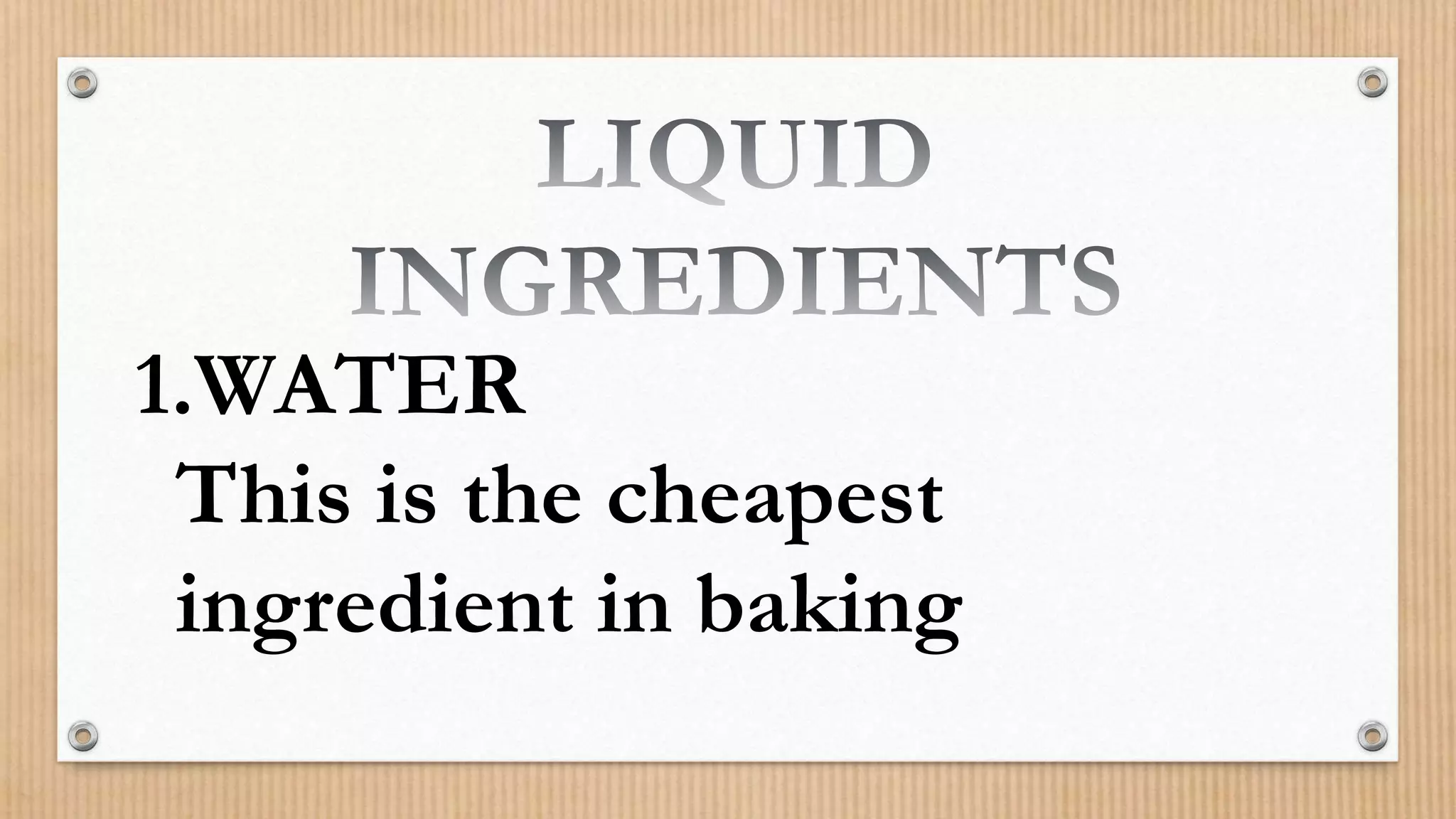 Introduction to baking | PPTX