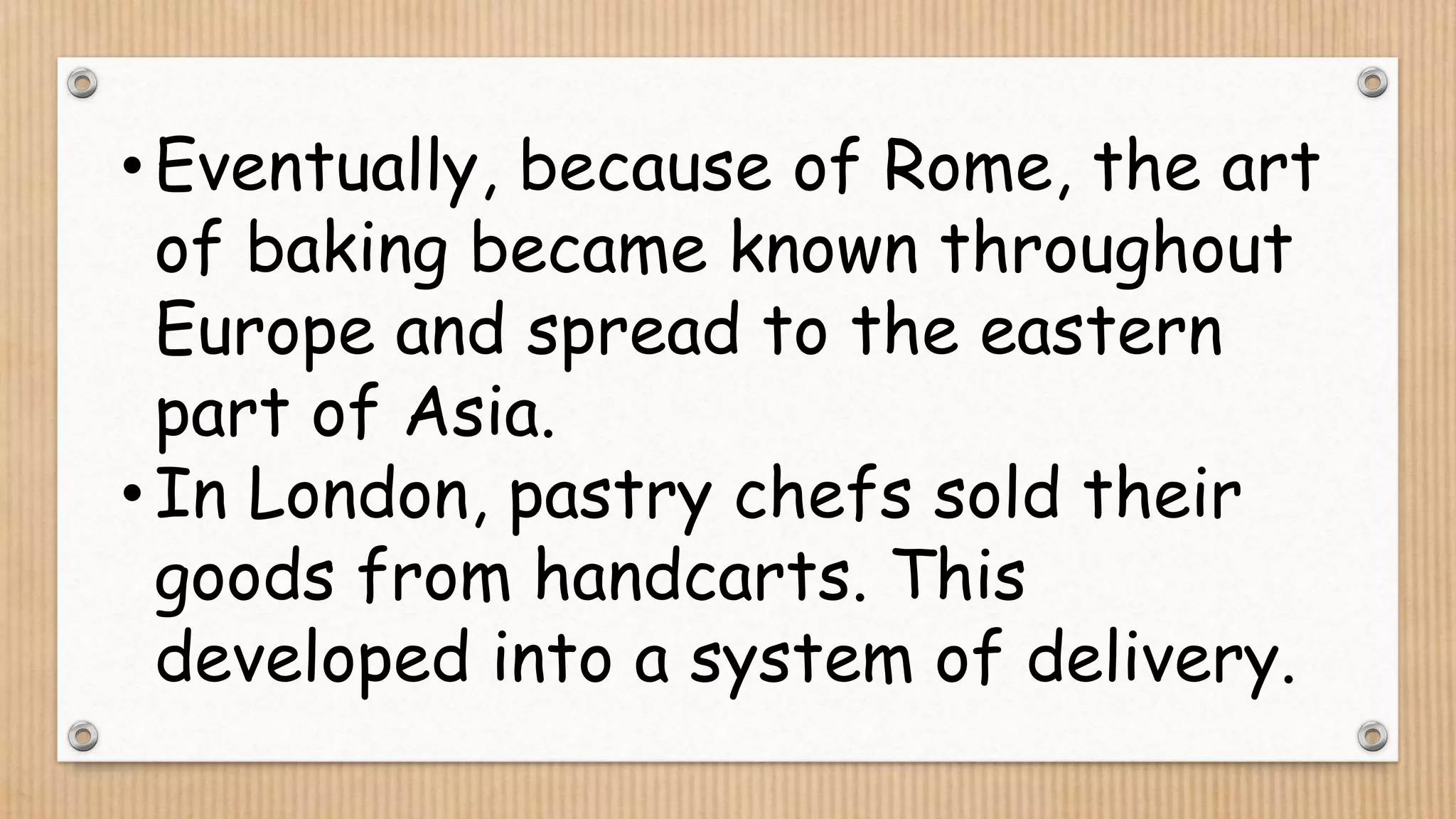 Introduction to baking | PPTX