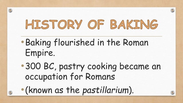 Introduction to baking | PPTX
