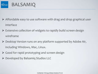 Introduction to Balsamiq Mockups | PPTX