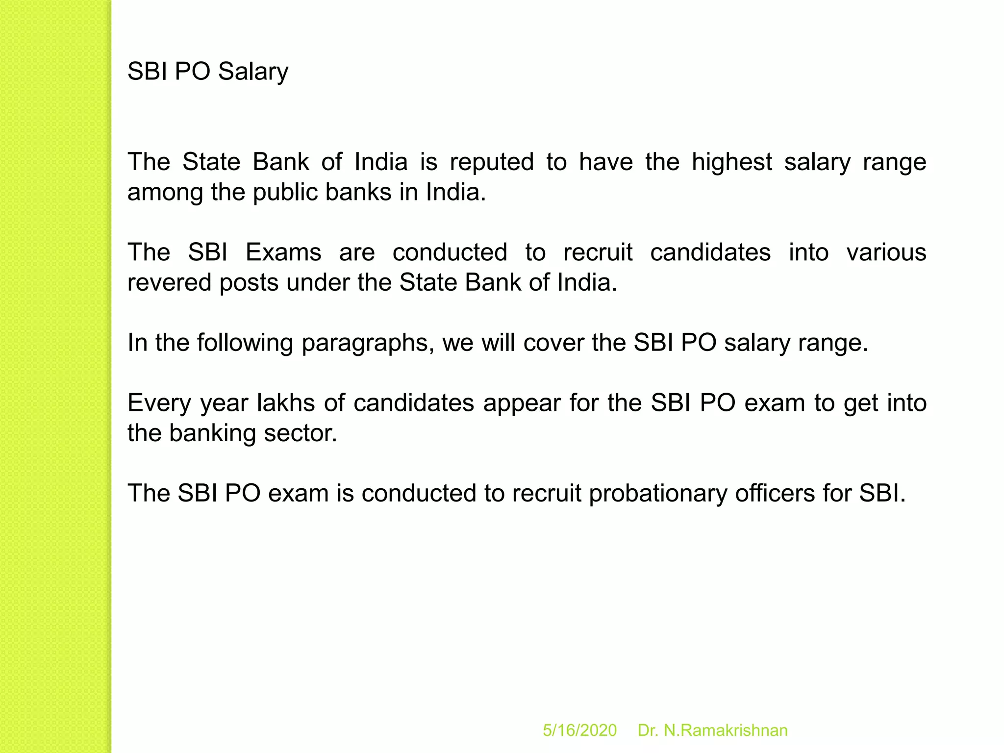 Introduction to Bank Exam | PPT