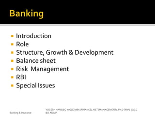 Introduction to banking | PPTX