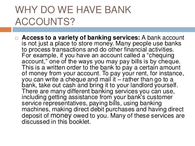 Introduction to banking