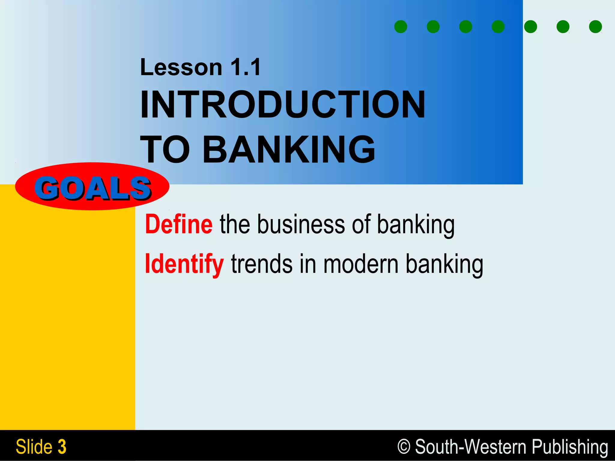 Introduction to banking by taj m tamkeen | PPT | Business Banking ...