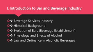 Introduction to Bar and Beverage Industry.pptx