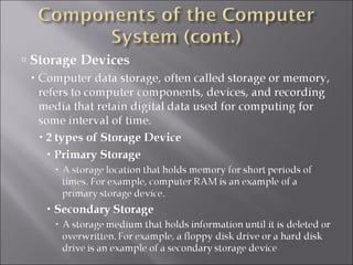 Introduction to Basic Computer Concepts Presentation | PPT