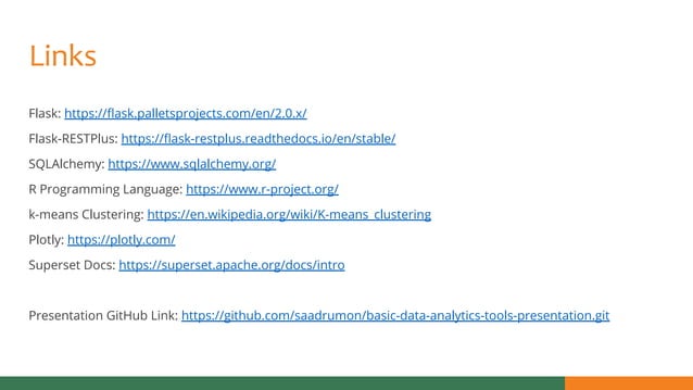 Introduction to basic data analytics tools | PDF