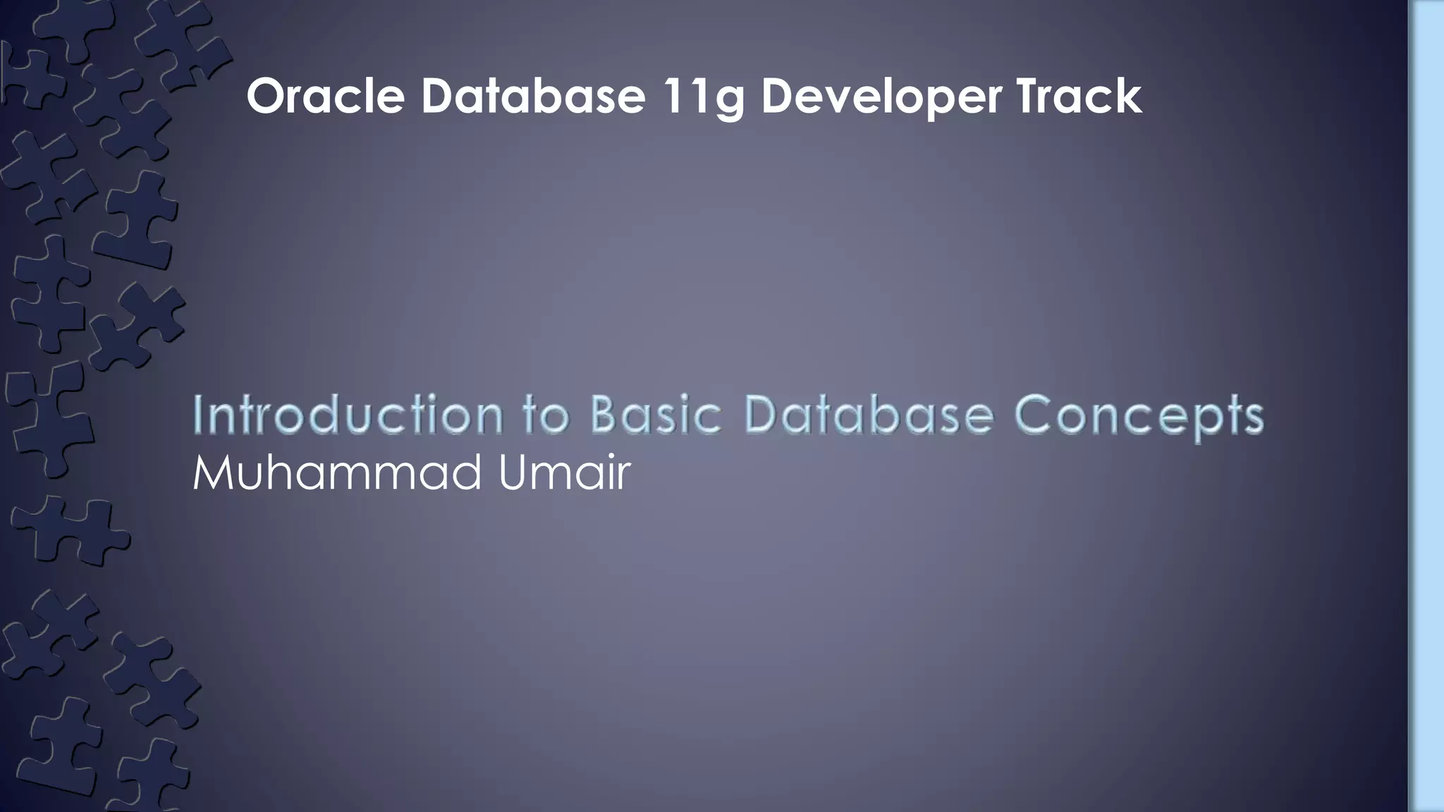 Introduction To Basic Database Concepts Ppt