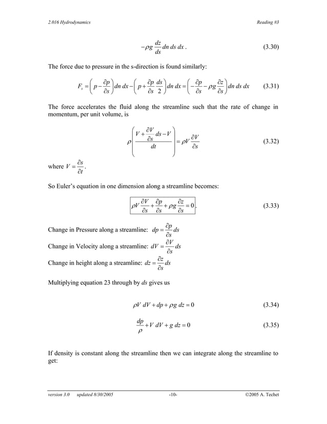 Introduction to basic principles of fluid mechanics | PDF