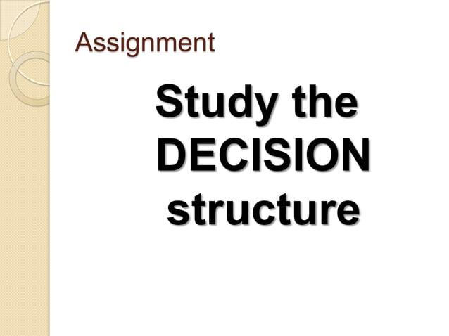 Introduction to basic programming | PPTX