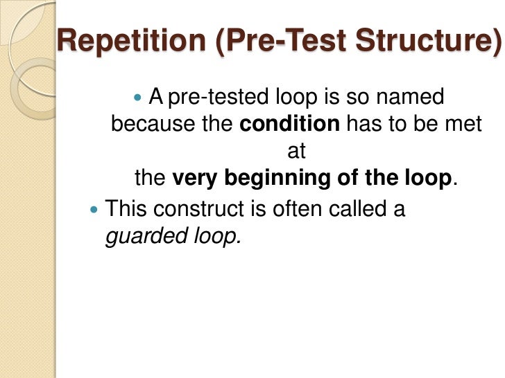 Introduction to basic programming repetition