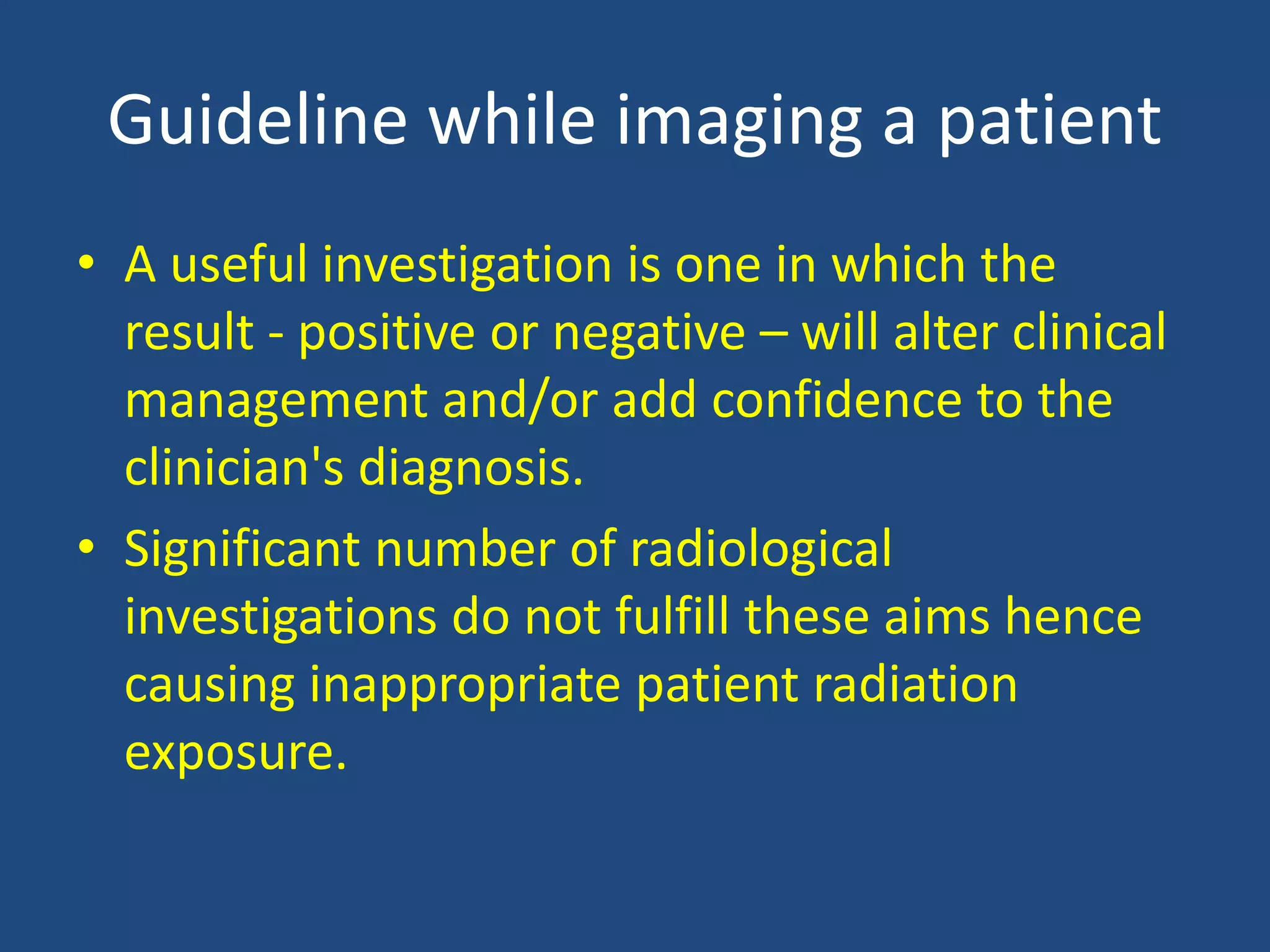 Introduction to basics of radiology | PPTX