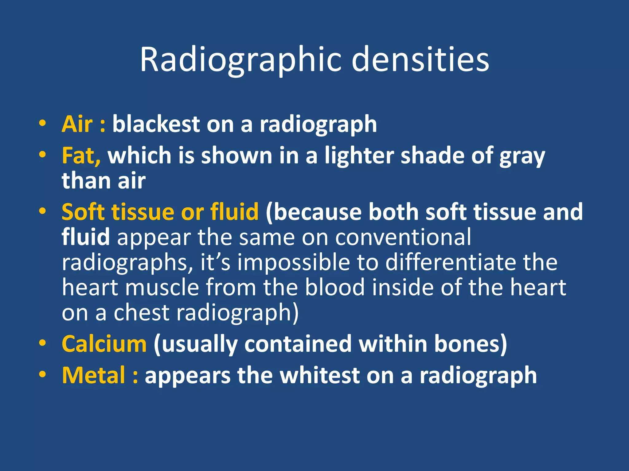 Introduction to basics of radiology | PPTX