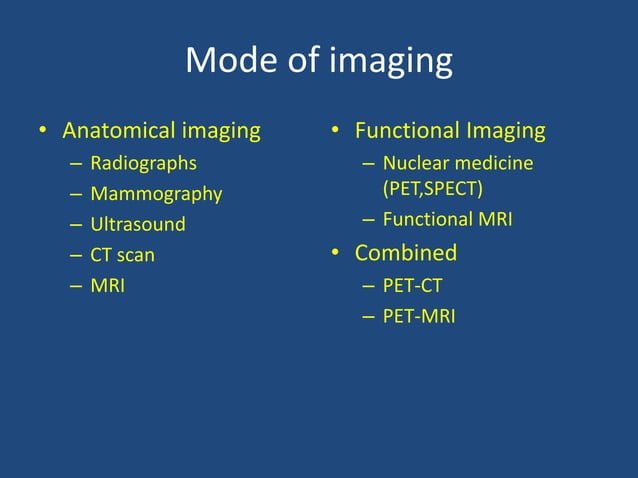 Introduction to basics of radiology | PPTX