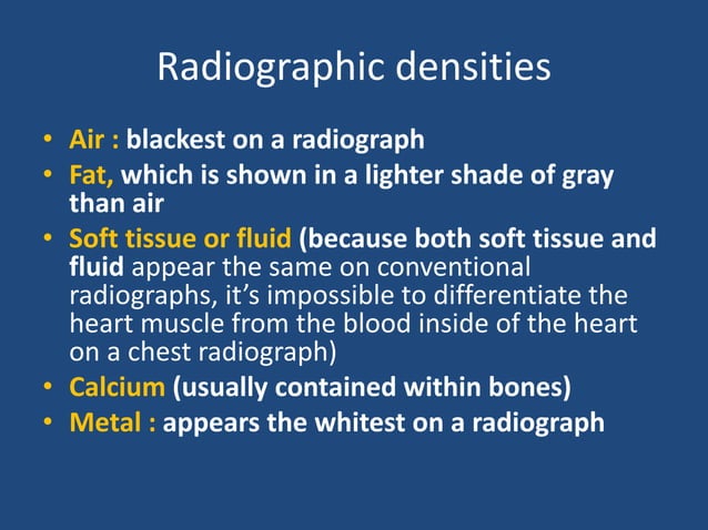 Introduction to basics of radiology | PPTX