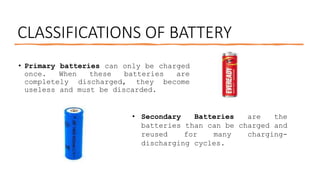 INTRODUCTION TO BATTERIES OF ELECTRIC VEHICLE SYSTEMS | PPTX