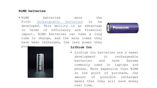 INTRODUCTION TO BATTERIES OF ELECTRIC VEHICLE SYSTEMS | PPTX