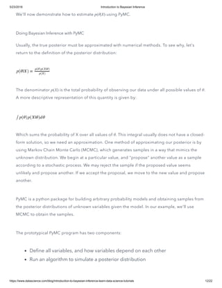 Introduction to Bayesian Inference | PDF