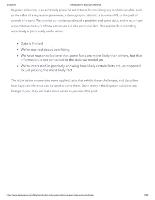 Introduction to Bayesian Inference | PDF