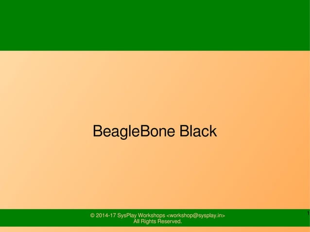 Introduction to BeagleBone Black | PDF