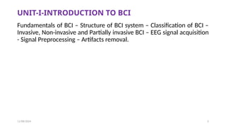 INTRODUCTION TO BCI-Brain Computer and Interface.pptx