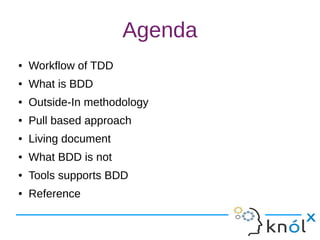 Introduction to BDD | ODP