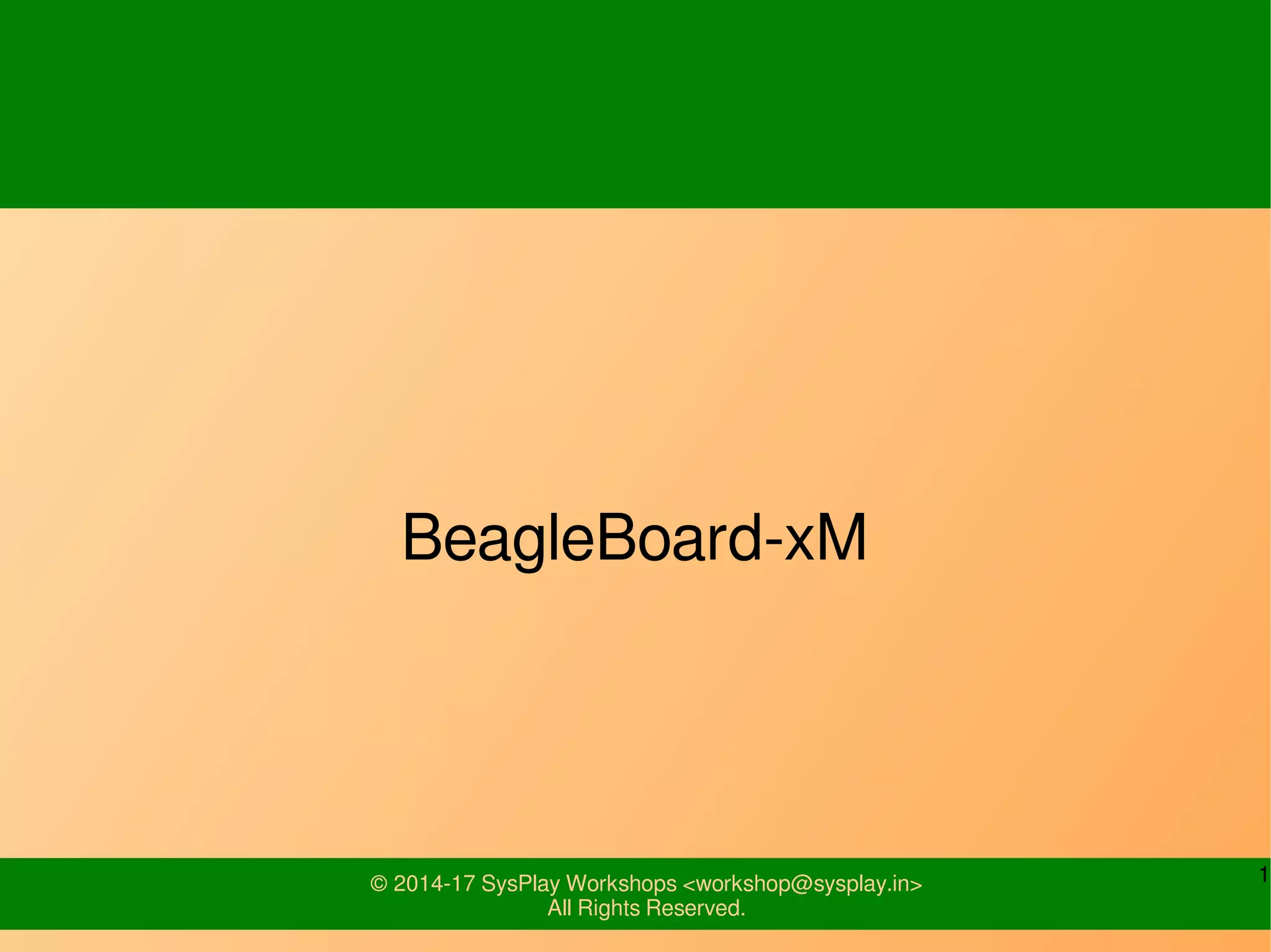 Introduction to BeagleBoard-xM | PPT