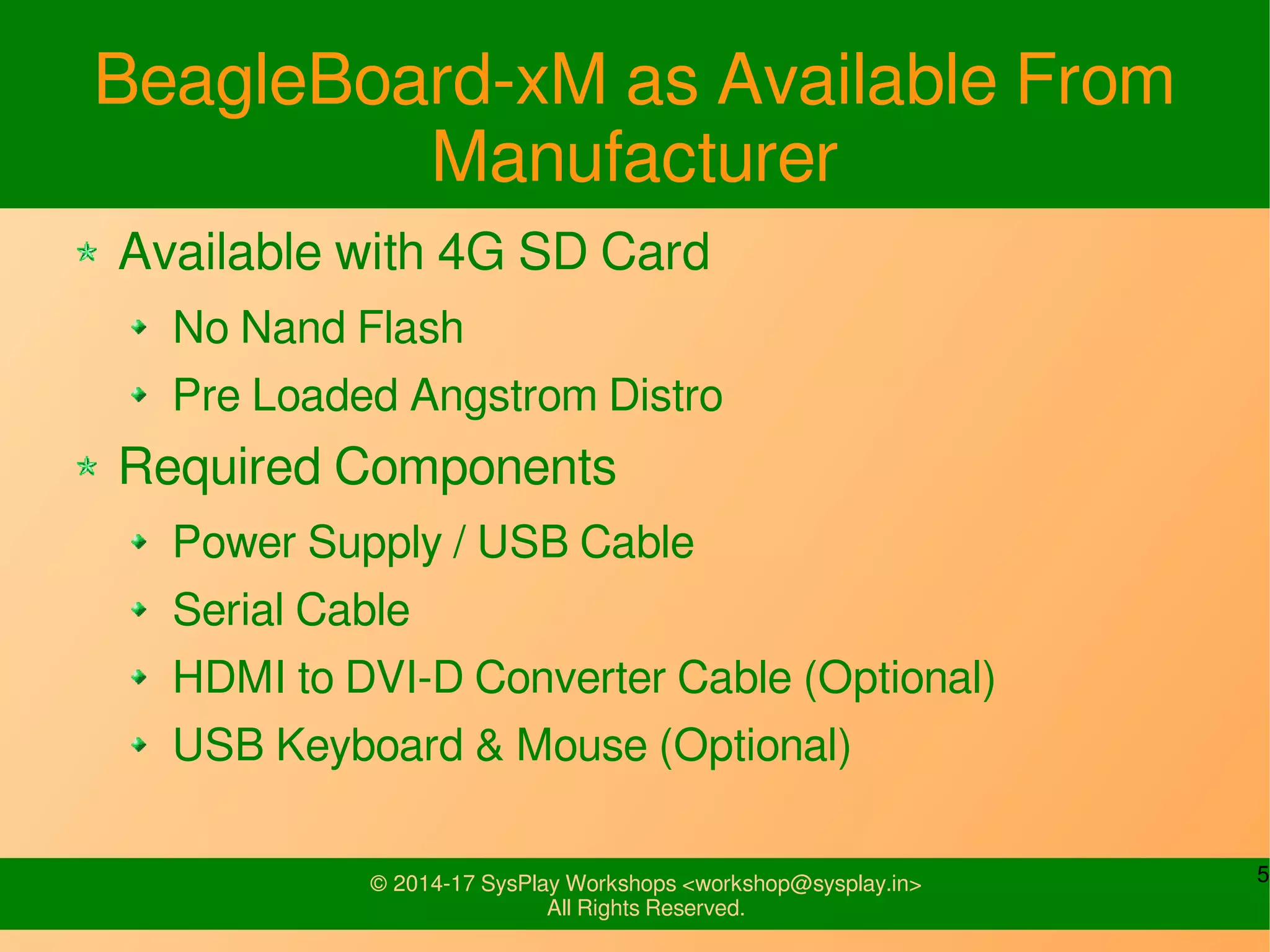 Introduction to BeagleBoard-xM | PPT