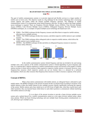 Introduction to beam division | PDF | Telecommunications Industry ...