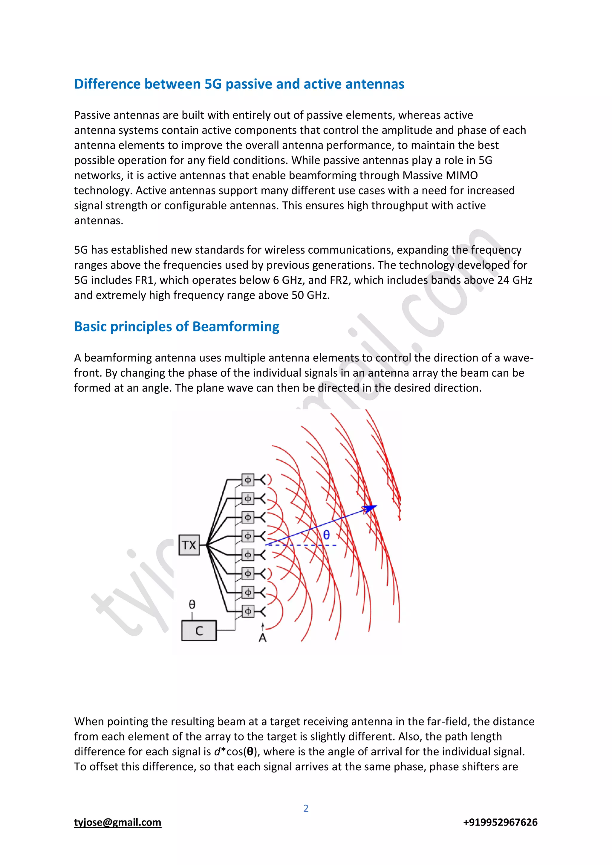 Introduction to beamforming antennas | PDF