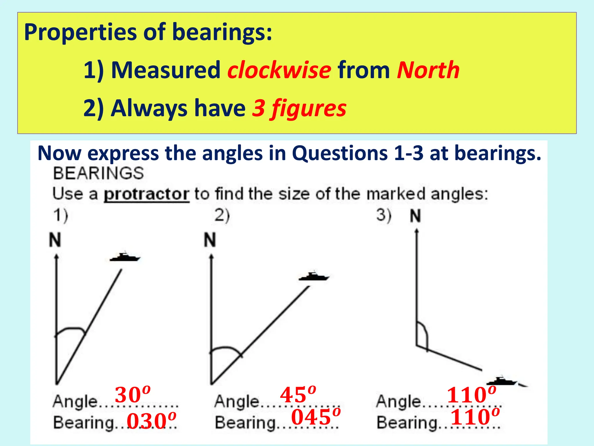 Introduction to Bearings including maps of the UK | PPTX
