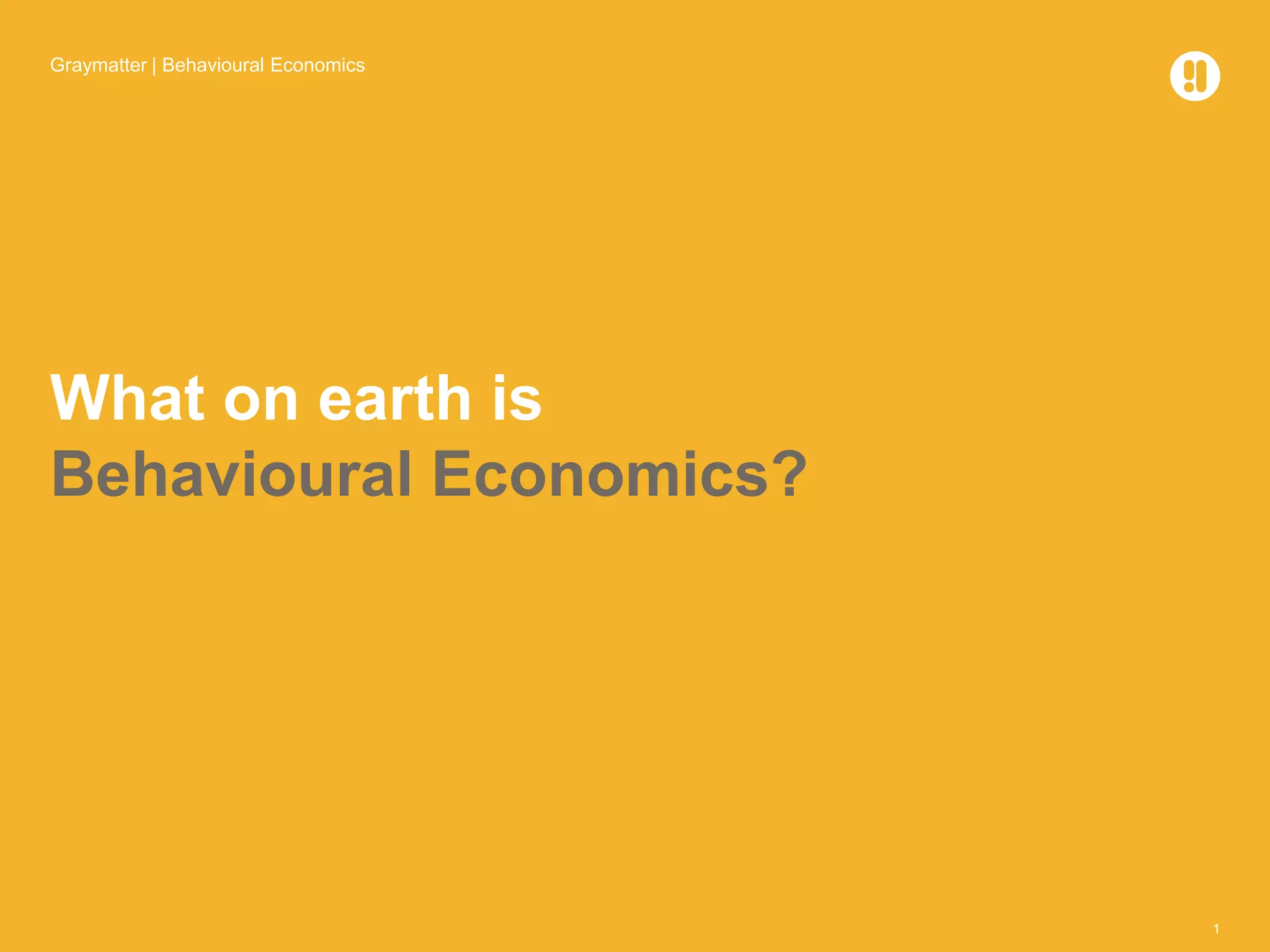 Introduction to Behavioural Economics | PDF