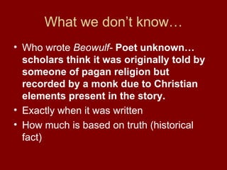 Introduction to beowulf | PPT