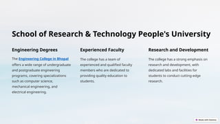 Introduction to Bhopal's Educational Landscape: People’s University | PPT