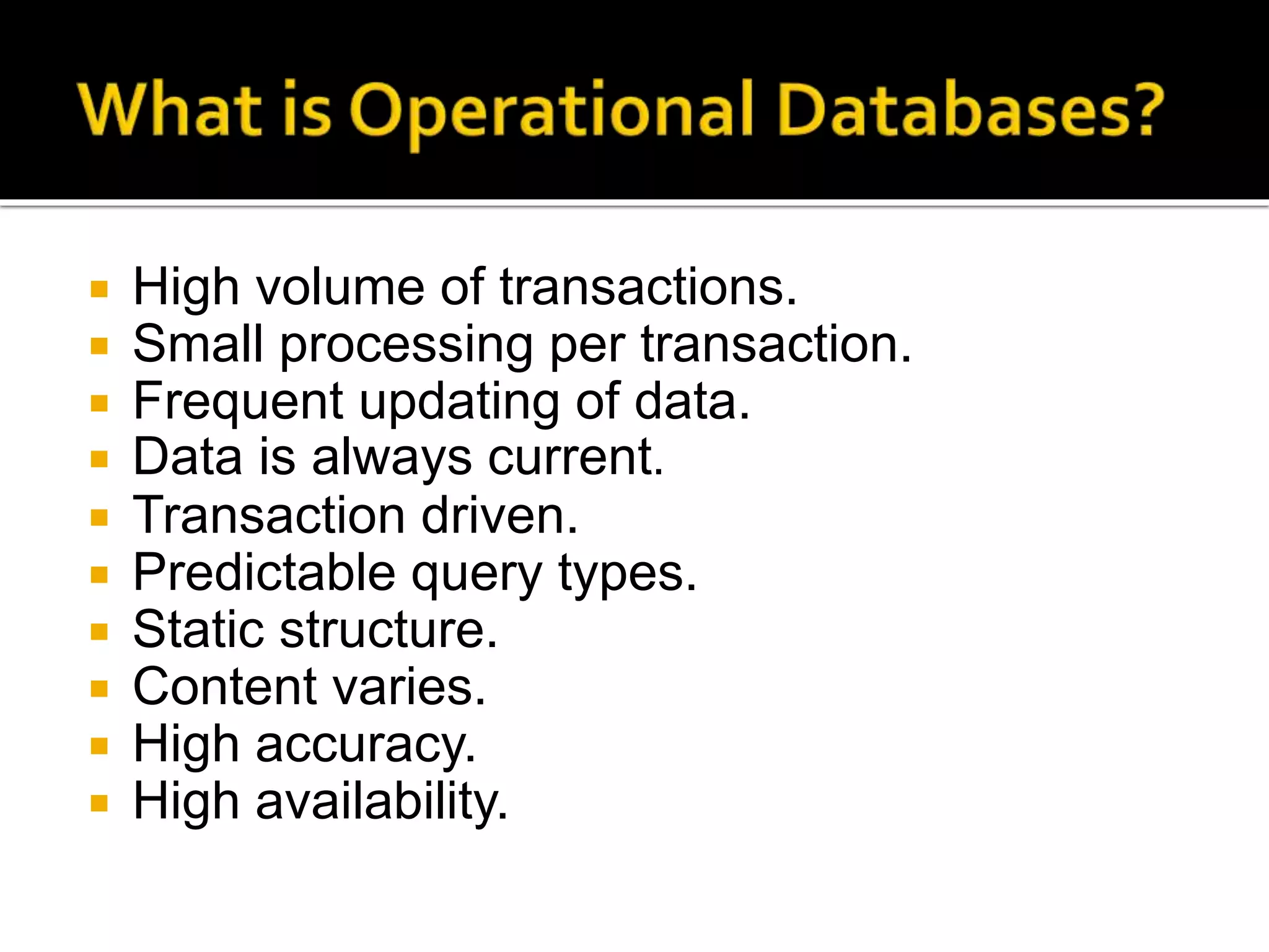 Introduction to business intelligence | PPTX | Databases | Computer Software and Applications