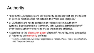 Introduction to bibframe | PPTX