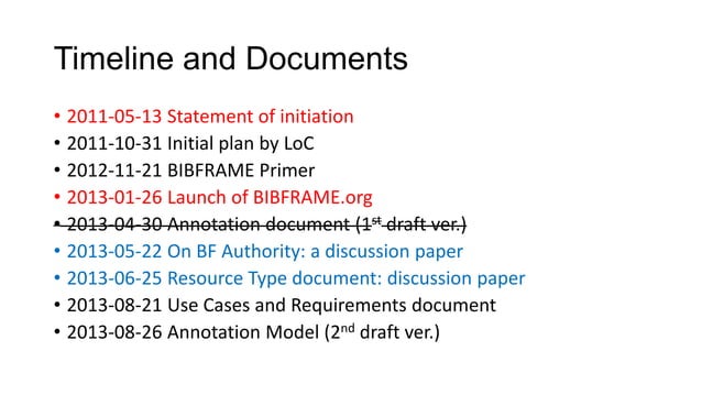 Introduction to bibframe | PPTX | Technology & Computing