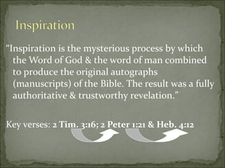 Introduction to the Bible | PPT