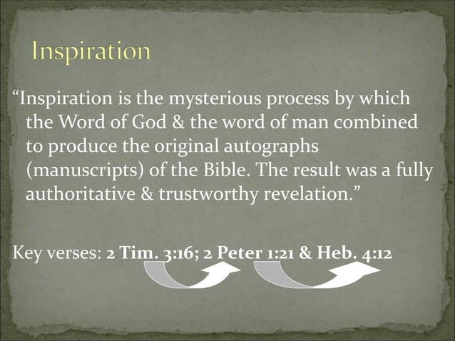 Introduction to the Bible | PPT | Christianity | Religion & Spirituality