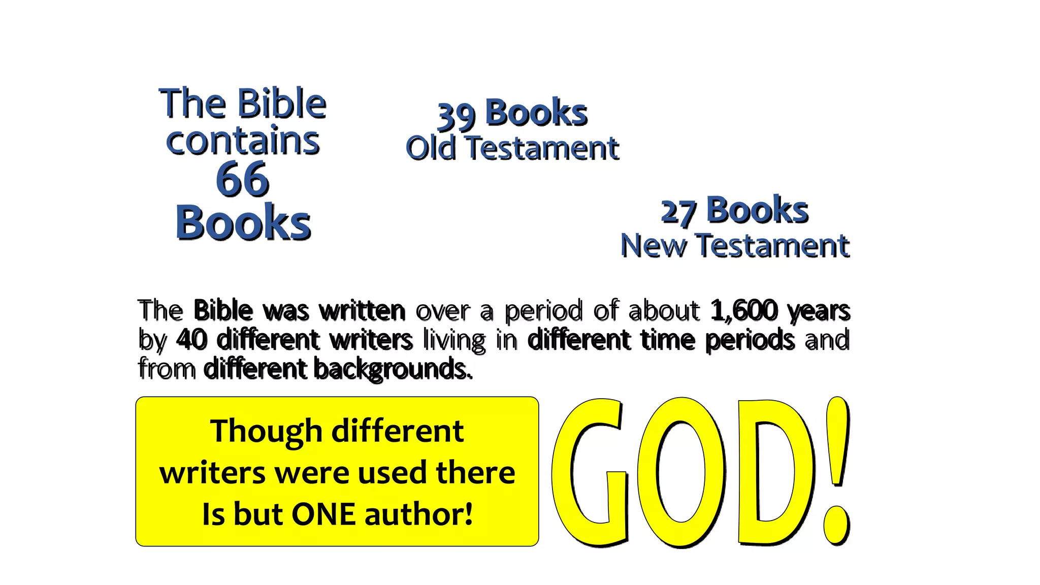 Introduction to Bible | PPTX