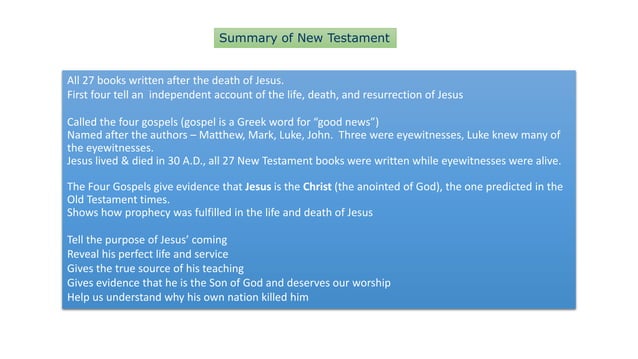 Introduction to Bible | PPTX | Christianity | Religion & Spirituality