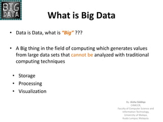 Introduction to big data | PPT