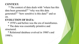 Introduction to big data | PPT