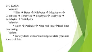 Introduction to big data | PPT