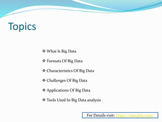Introduction to big data | PPT