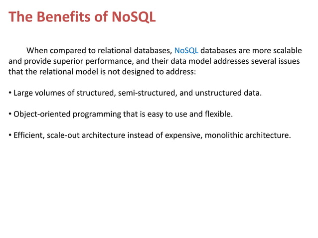 Introduction to Bigdata and NoSQL | PPT